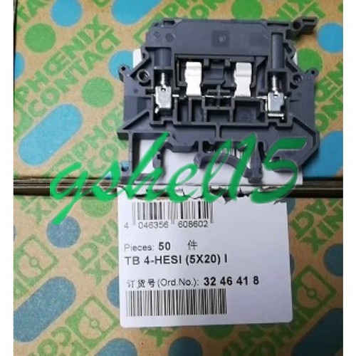 50PCS/Box NEW Phoenix TB4-HESI(5X20)I 3246418 terminal #HJ | eBay