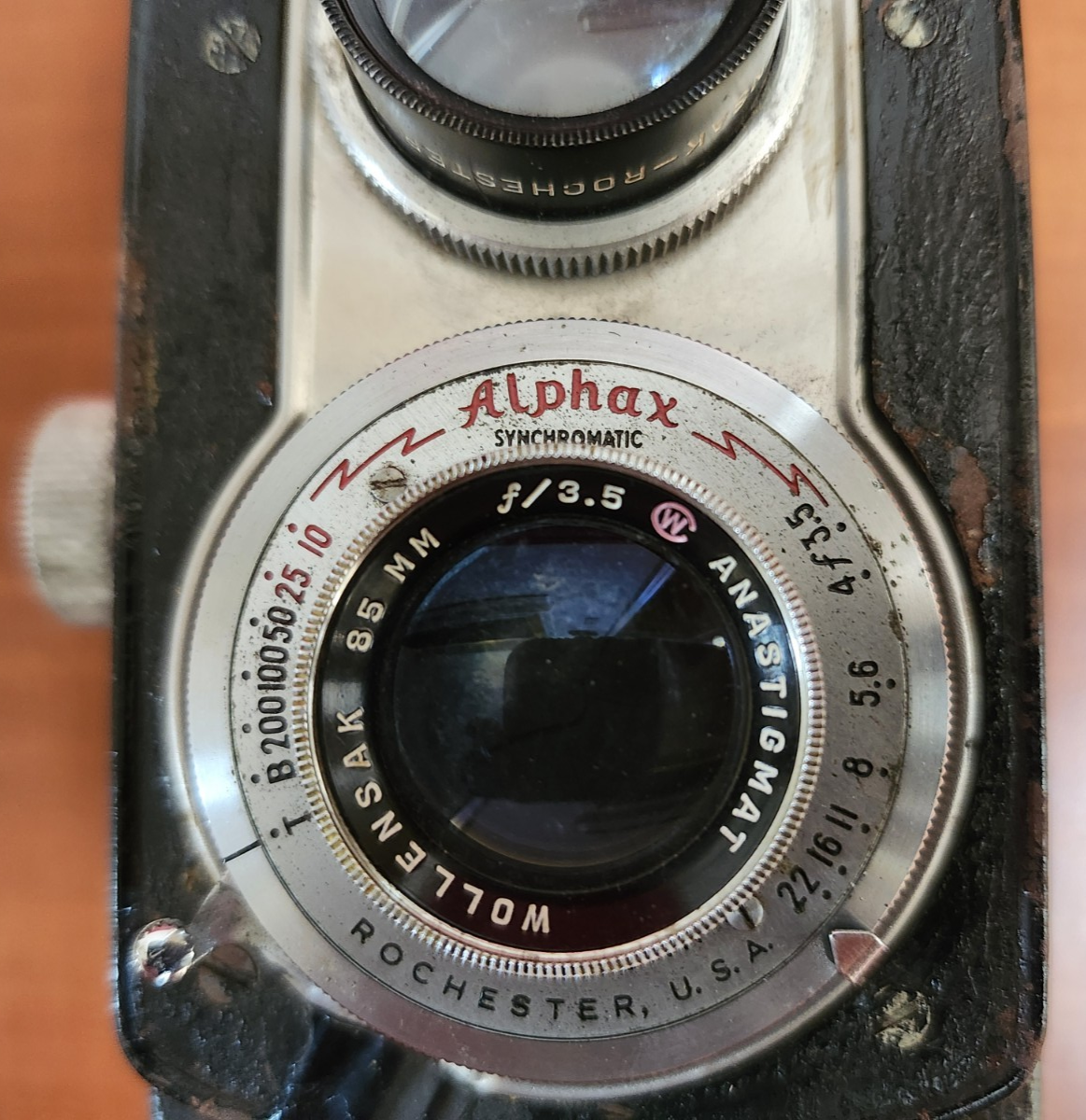 Vintage Graflex Ciro-Flex TLR Camera w/ Wollensak 85mm F3.5 Lens ...