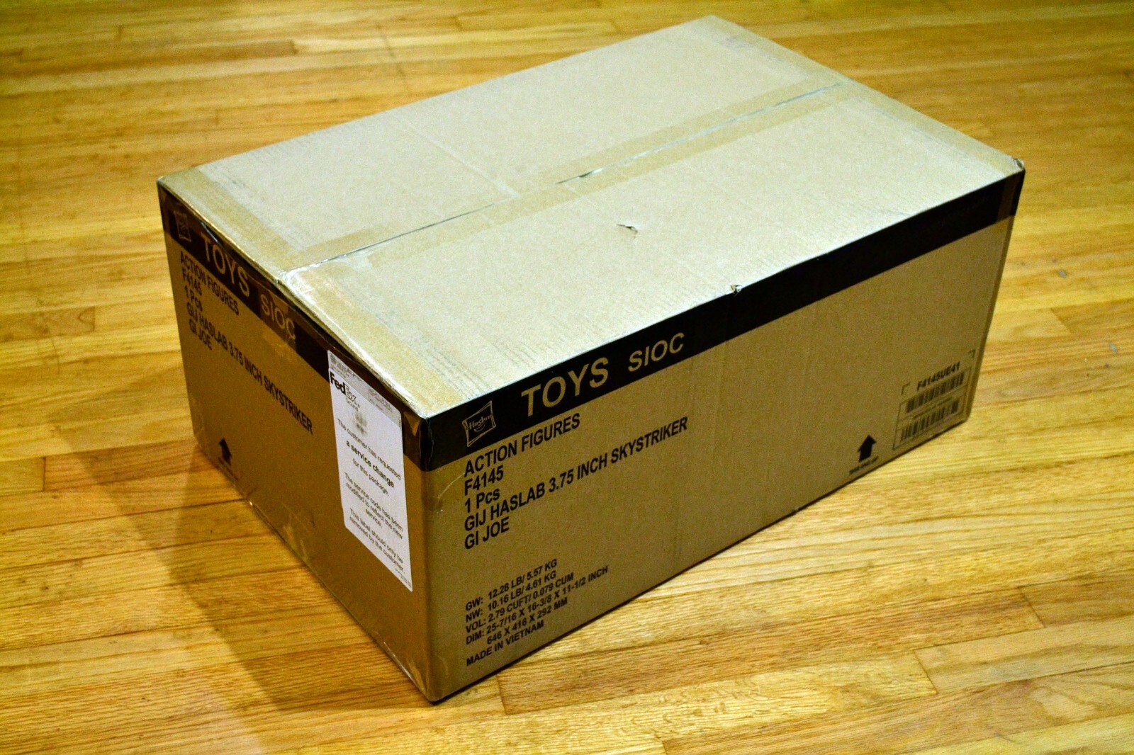 GI Joe Haslab Skystriker with All Tiers, Figures in Sealed Shipping Box ...