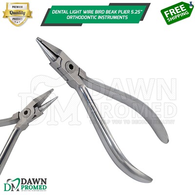 Dental Light Wire Bird Beak Plier 5.25" Archwire Bending Orthodontic ...