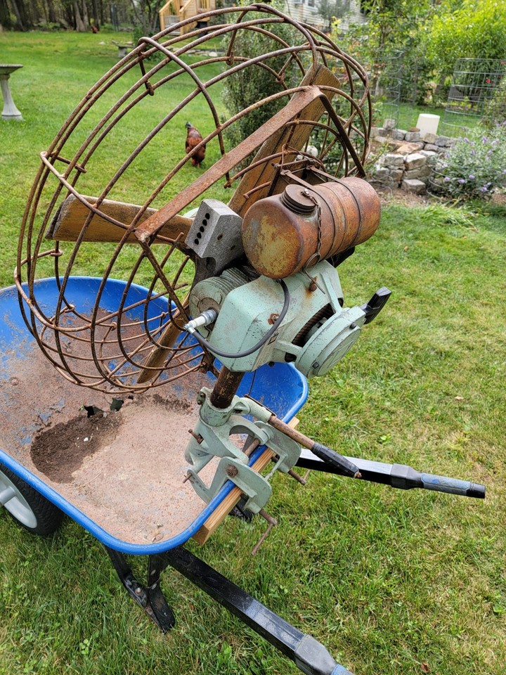 VINTAGE AIRBOY AIRBOAT OUTBOARD MOTOR SWAMP BOAT SKIFF TECUMSEH H81 ...
