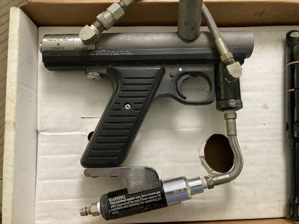 Vintage Evilmag AGD Automag Classic 68 Standard Feed Paintball Black SN ...