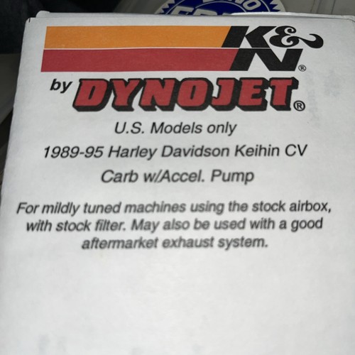 89-95 Harley Davidson Dynojet Kit 81-9166 Jet Kit Kelhin CV Carb W/ Accel Pump | eBay