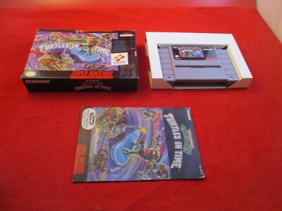 Teenage Mutant Ninja Turtles IV: Turtles in Time Super Nintendo ...