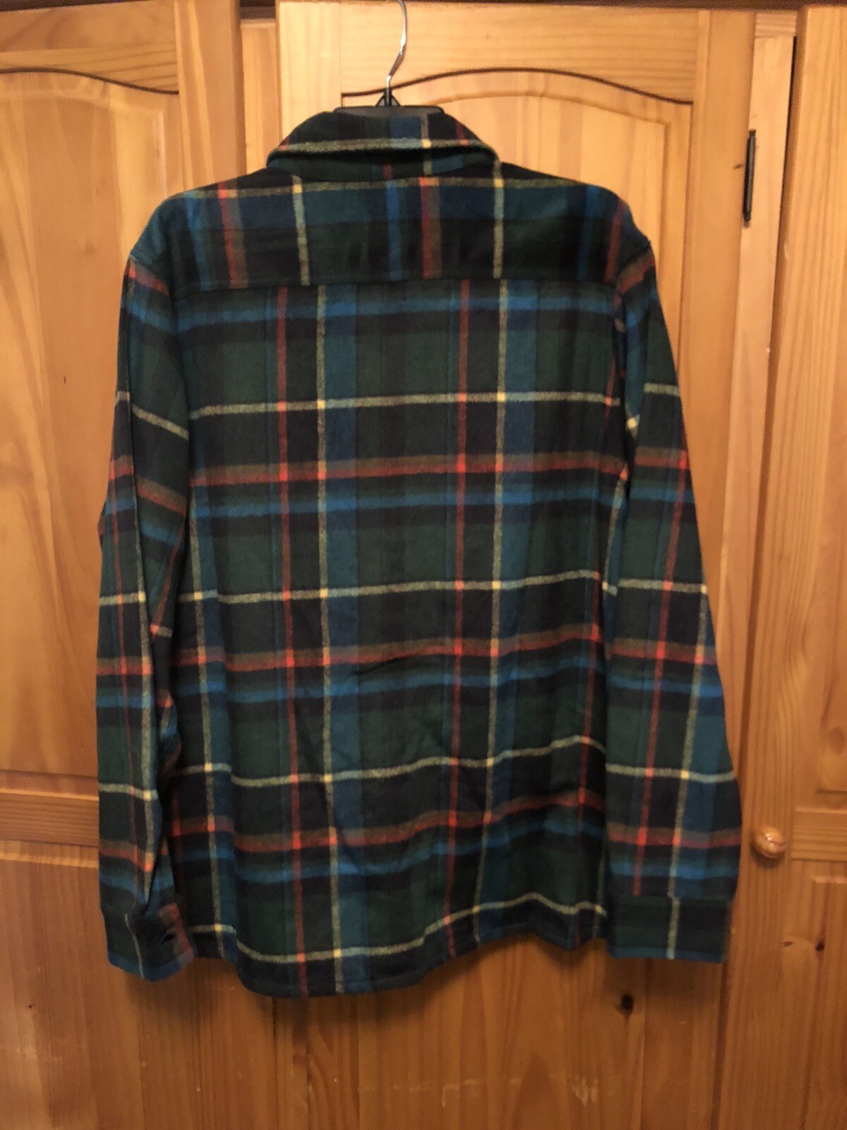NWT 2021 Old Navy Heavy Weight Multicolored Flannel Chest/Hand Pockets ...