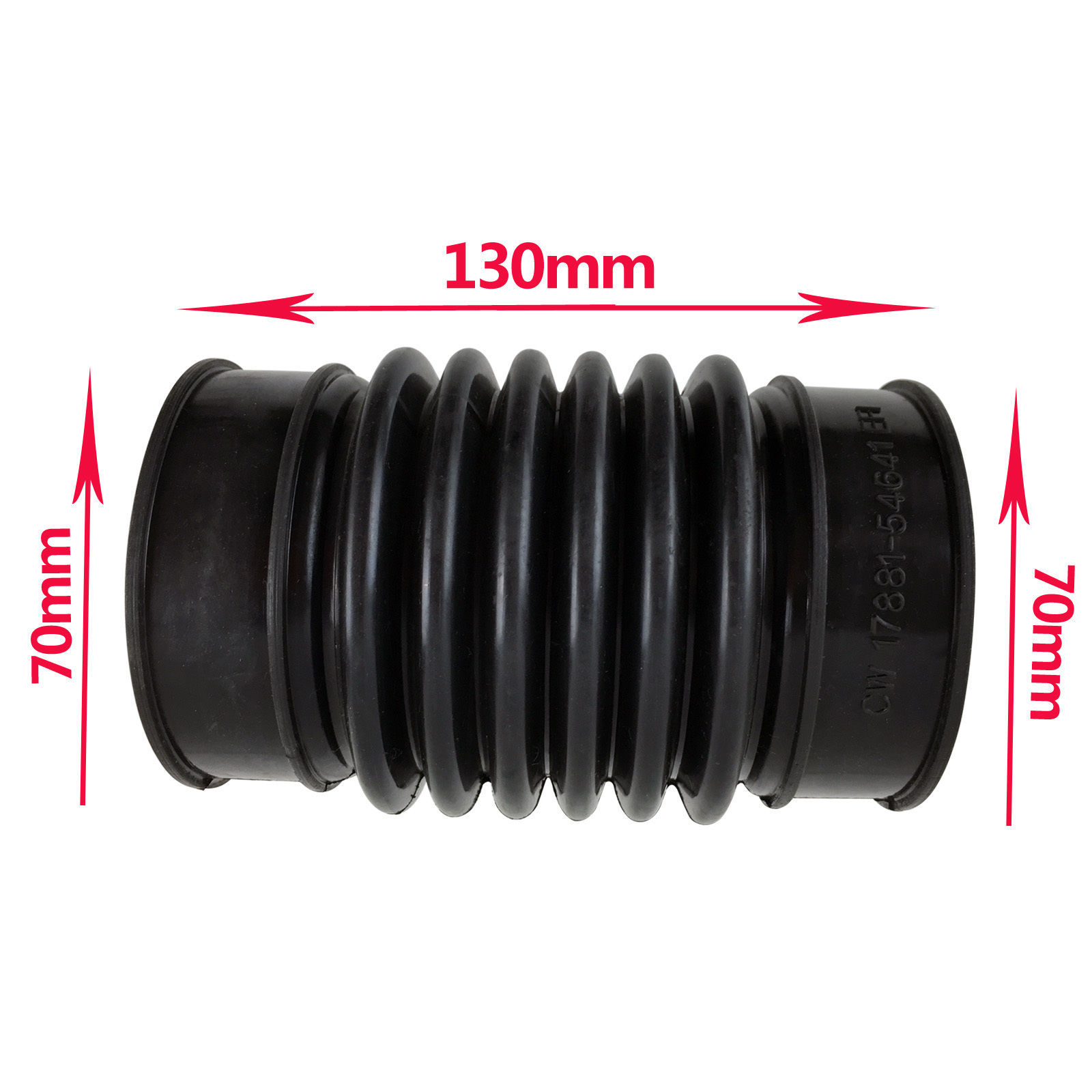 Air Cleaner Rubber Intake Hose Fit:Hilux 5LE EFI LN147 LN152 LN167 ...