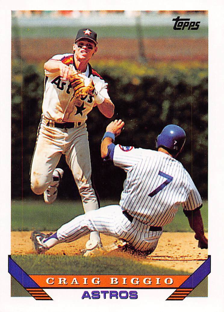 Craig Biggio 1993 Topps 680 Houston Astros Baseball Card | eBay