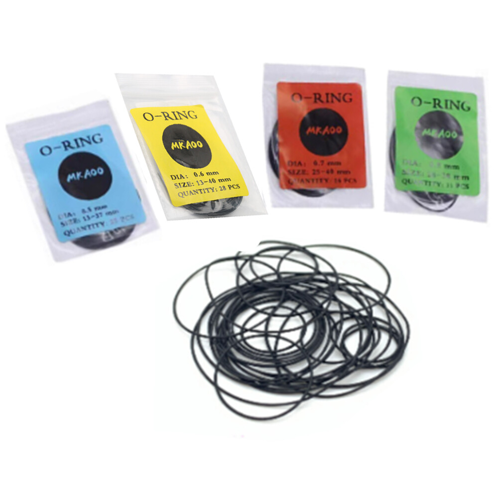 Watch Gasket Ring Kit 0.5/0.6/0.7mm O-Ring Set Elastic Watch Back ...