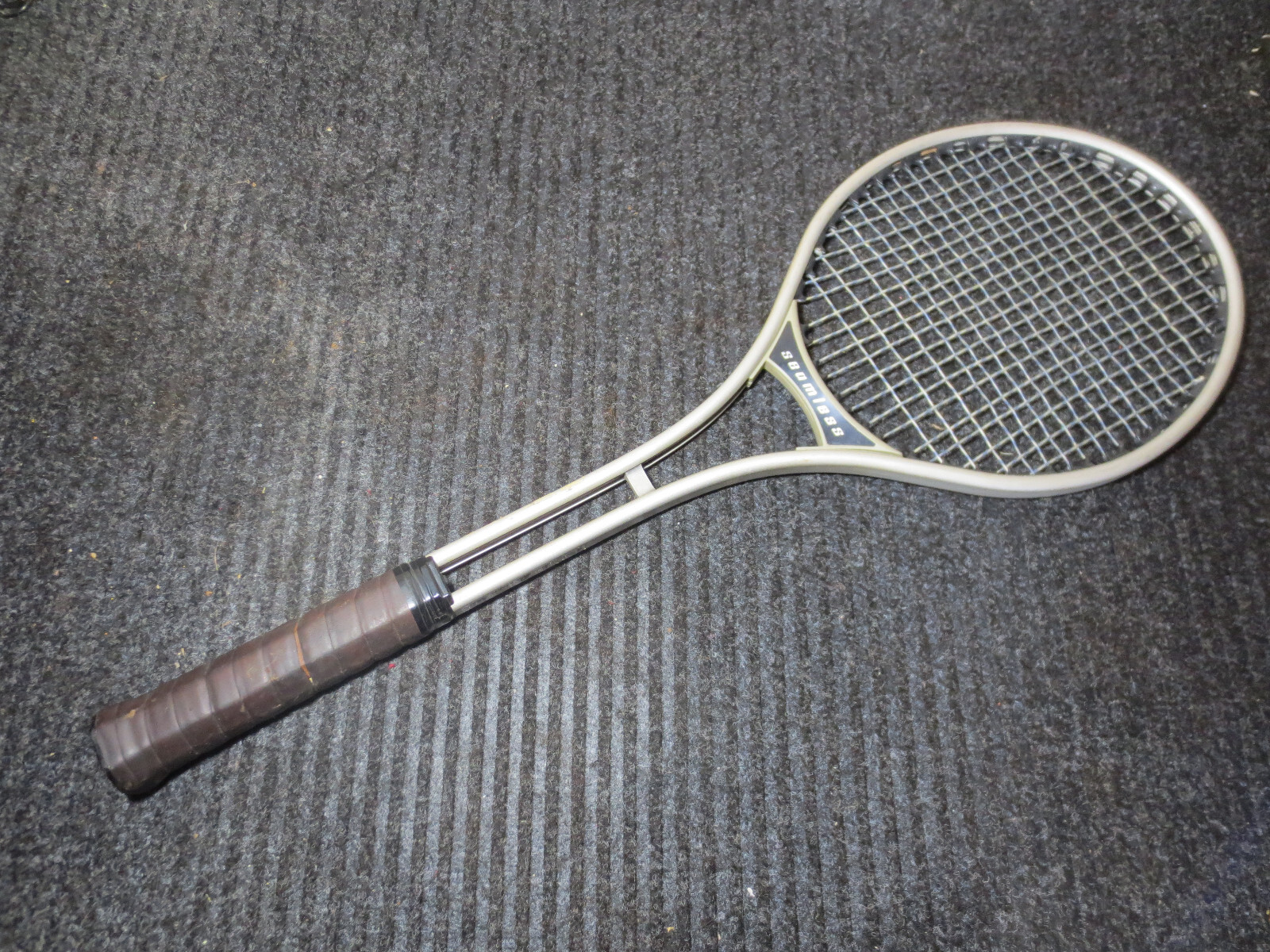 SEAMLESS KEN ROSEWALL TENNIS RACQUET with Cover 4 5/8 Vintage | eBay