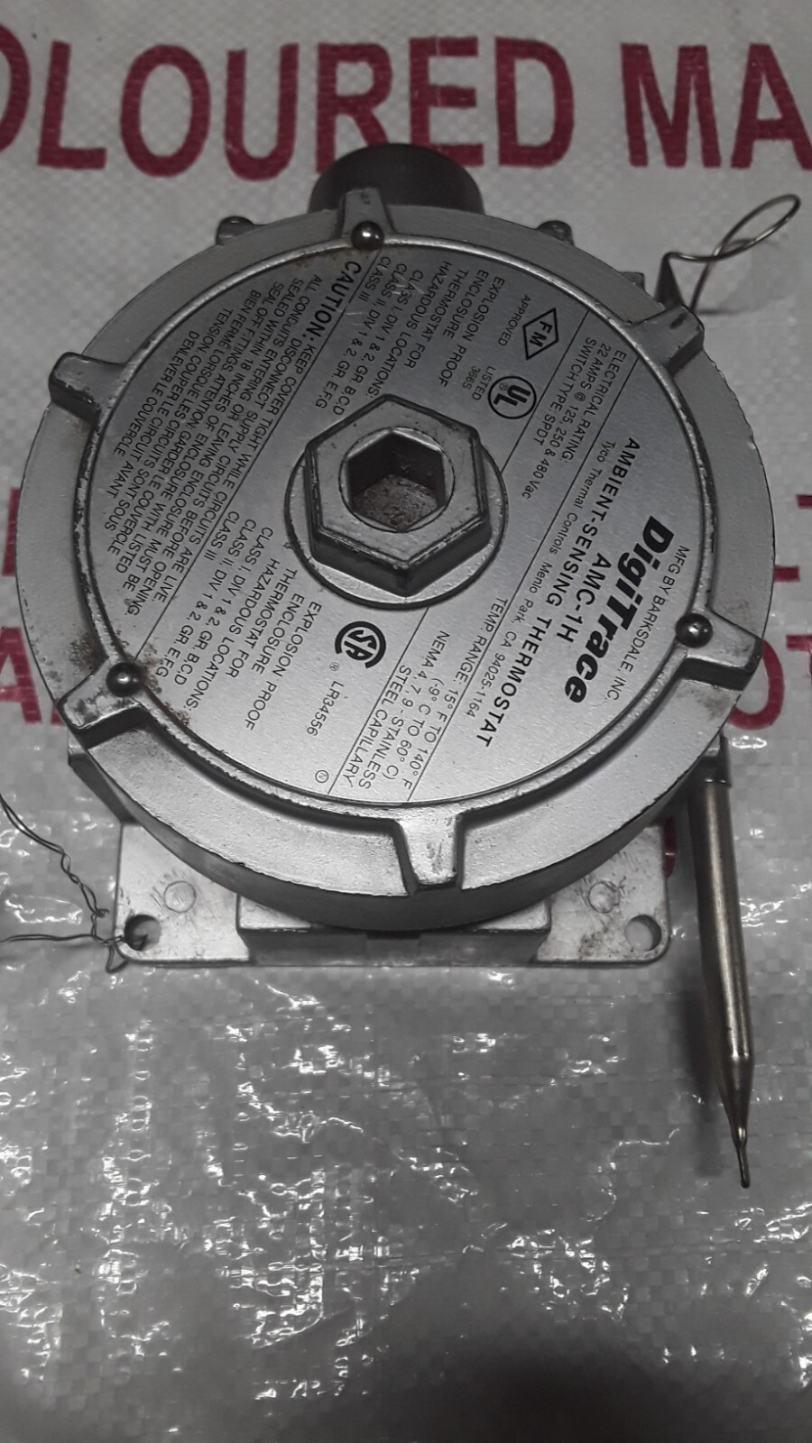 Barksdale Digitrace NVent Raychem AMC-1H Mechanical Thermostat - for ...