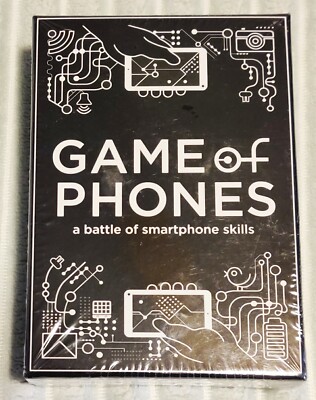 GAME OF PHONES Battle of Smartphone Skills Fun Party Card Game. New | eBay