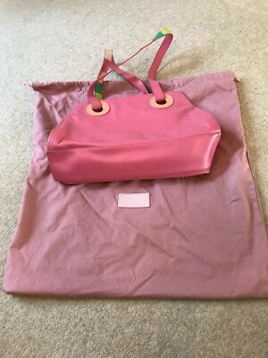 Radley pink leather shoulder bag | eBay UK