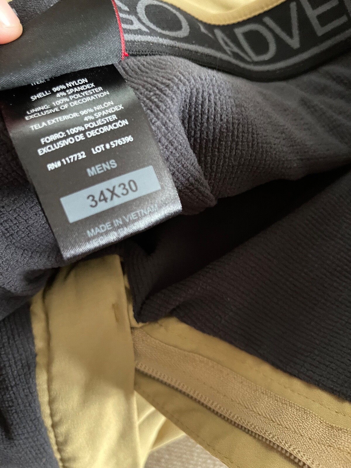 GERRY Men's On The Go Adventures Fleece Lined Stretch Pants ~ Khaki ...