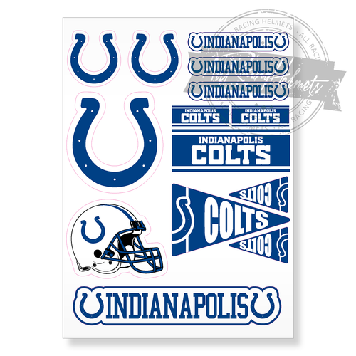 Indianapolis Colts NFL Football A4 High Quality Printed Vinyl Decal ...