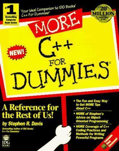 More C++ for Dummies 9781568843407| eBay