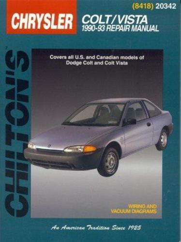 Chrysler Colt and Vista, 1990-93 Dodge Colt/Dodge Colt Vista ...