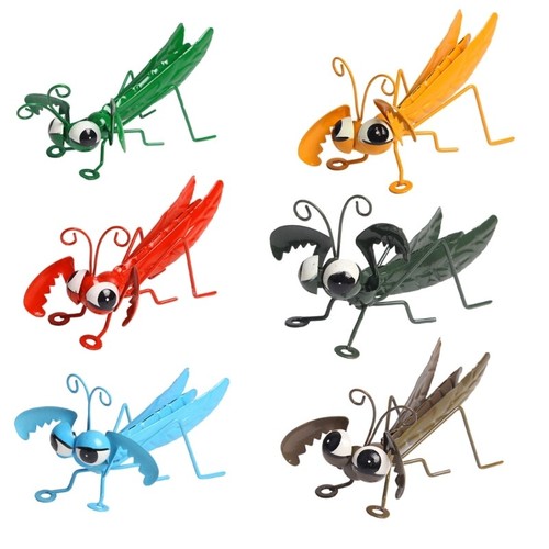 Iron Locust Garden Decors Household Yard Decors Artifical Metal Display ...