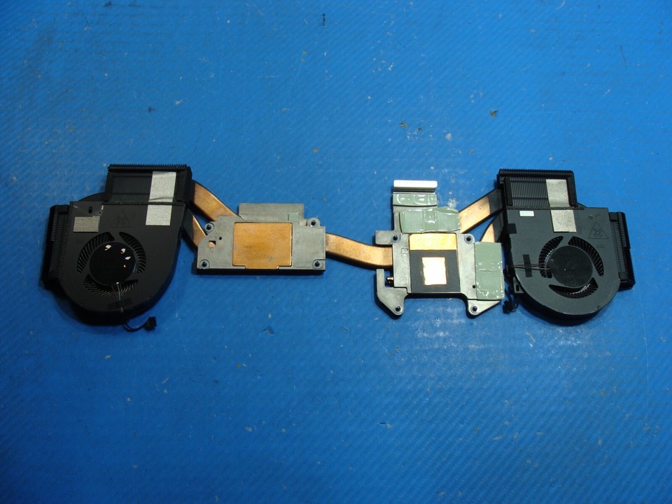 Dell Precision 7540 15.6" Genuine CPU Cooling Fans w/Heatsink TW1KC ...