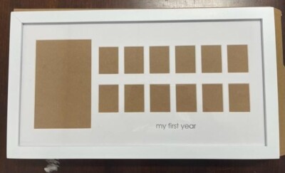 Pearhead My First Year Photo Moments Baby Keepsake Frame NEW | eBay