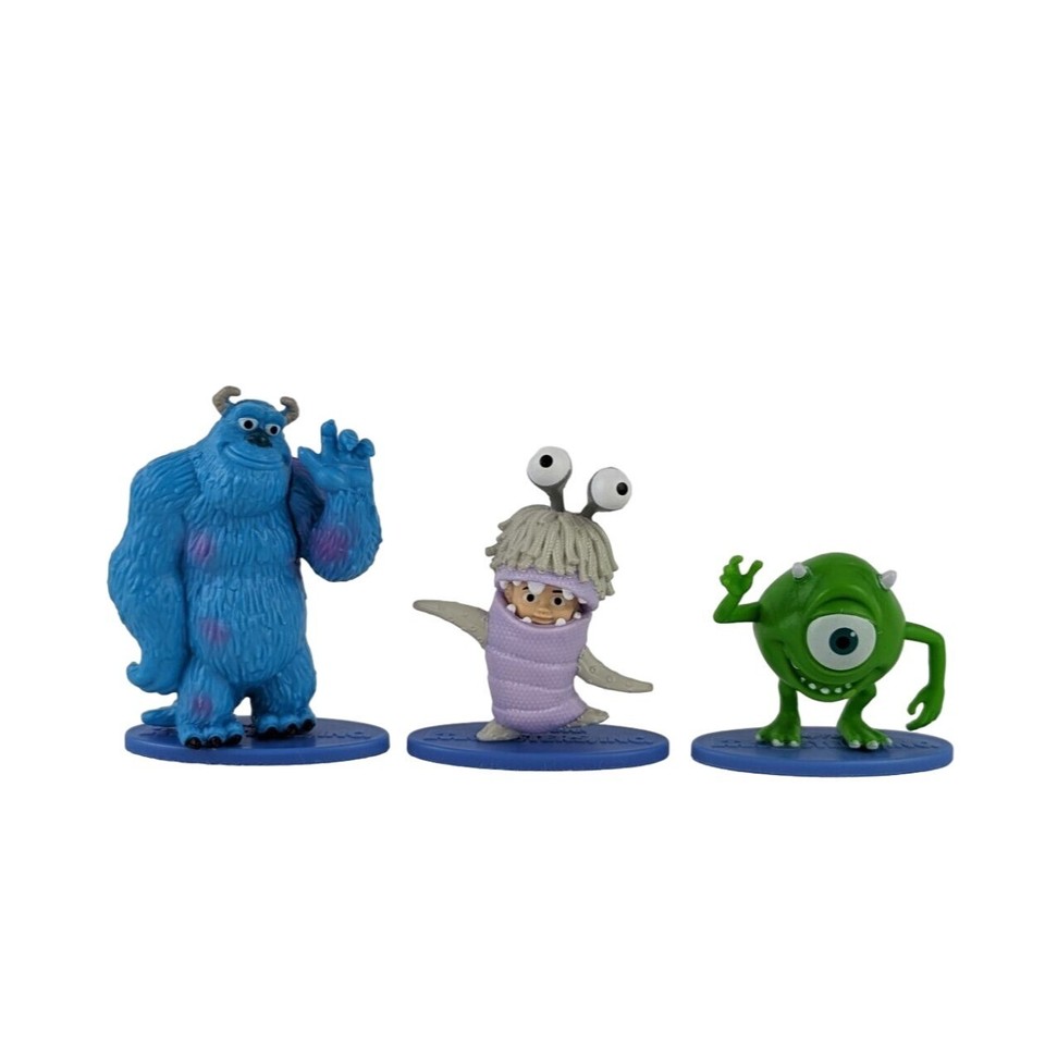 Disney Pixar Monsters Inc Figures Sully Mike Boo Roz Randall Cake ...