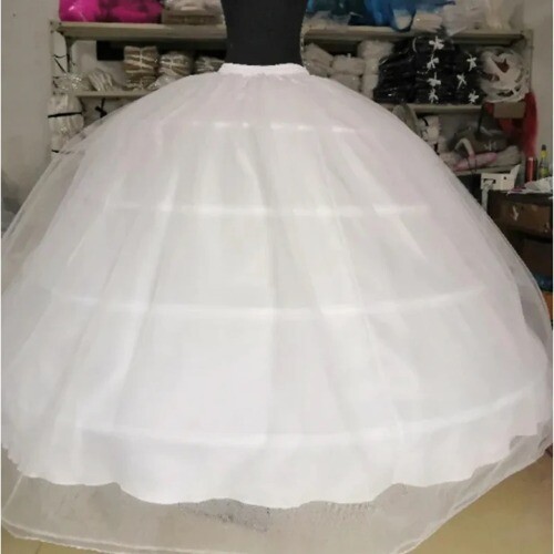 New Hot Sell 4 Hoops Big White Petticoat Super Fluffy Crinoline Slip ...