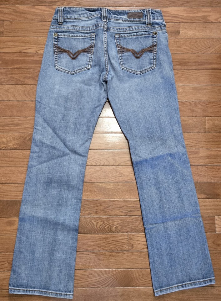 Women's Harley Davidson Straight Leg Motorcycle Bootcut Blue Denim ...