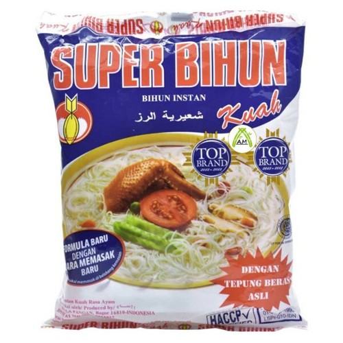 5x Super Bihun Vermicelli Rice Noodle Soup Atom Bulan Bihun Kuah 51g ...