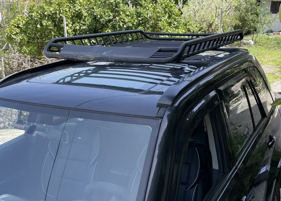 Fits 2000-2015 Suzuki Grand Vitara Flush Roof Racks CrossBars Black ...