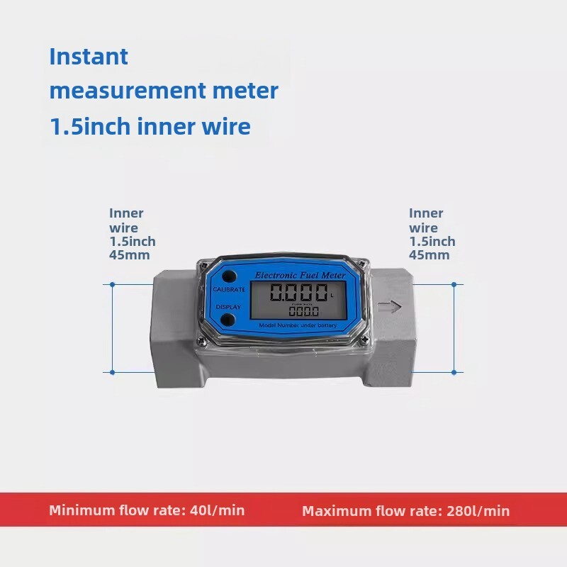 Digital Flow Meter Electronic Turbine Flow Meter Electronic Flow Meter ...