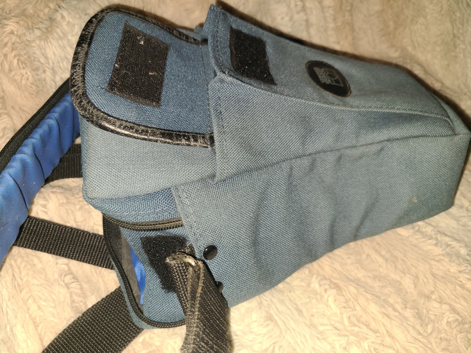 Padded Nylon Camera Carry Shoulder Bag Case with Strap Universal Blue ...
