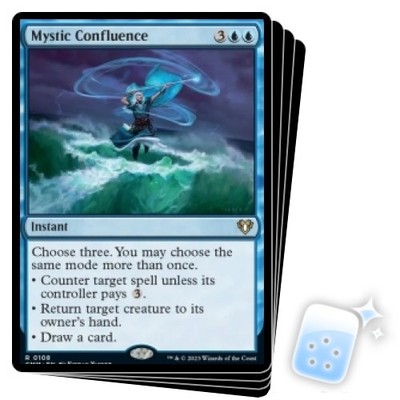 MYSTIC CONFLUENCE X4 Commander Masters Magic MTG MINT CARD | eBay