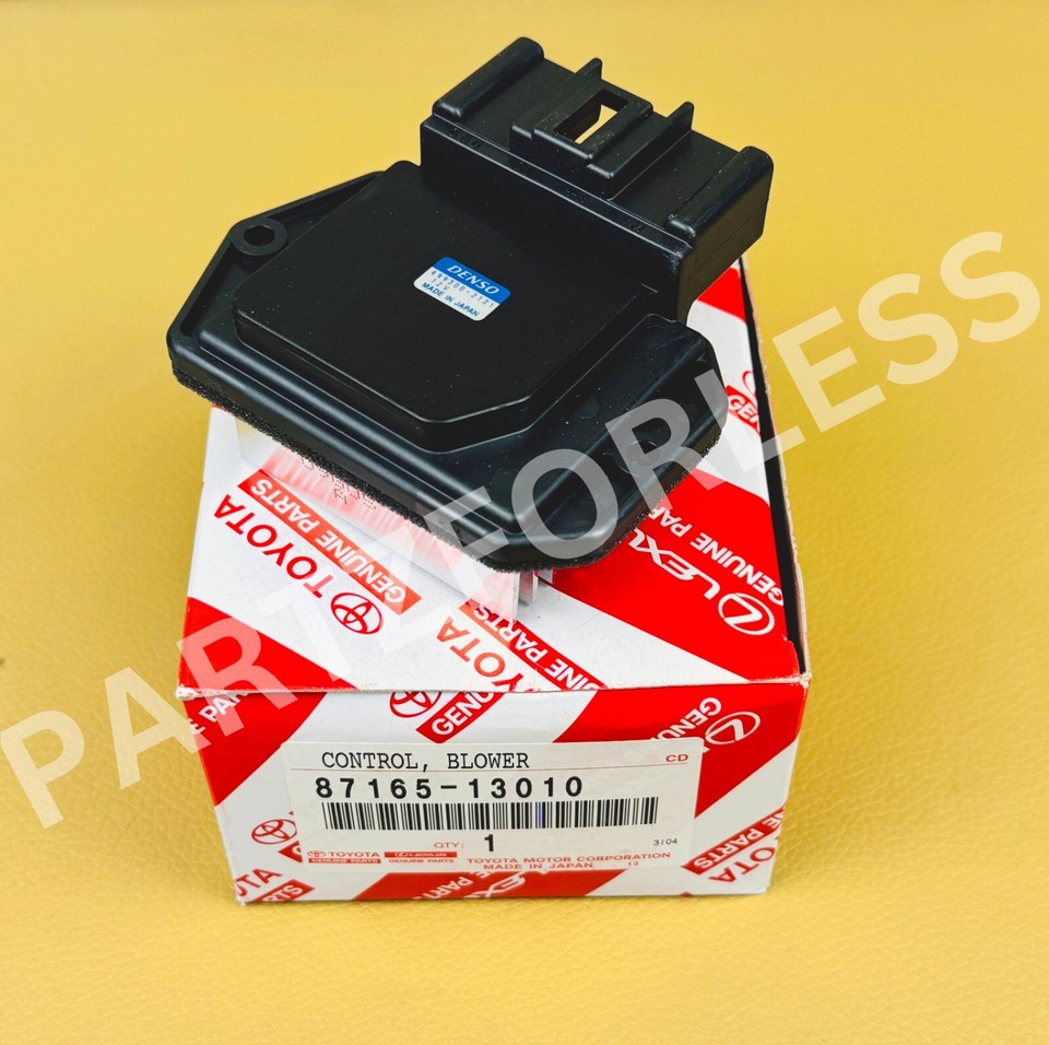 87165-13010 TOYOTA GENUINE CONTROL, BLOWER MOTOR 8716513010 NEW OEM | eBay