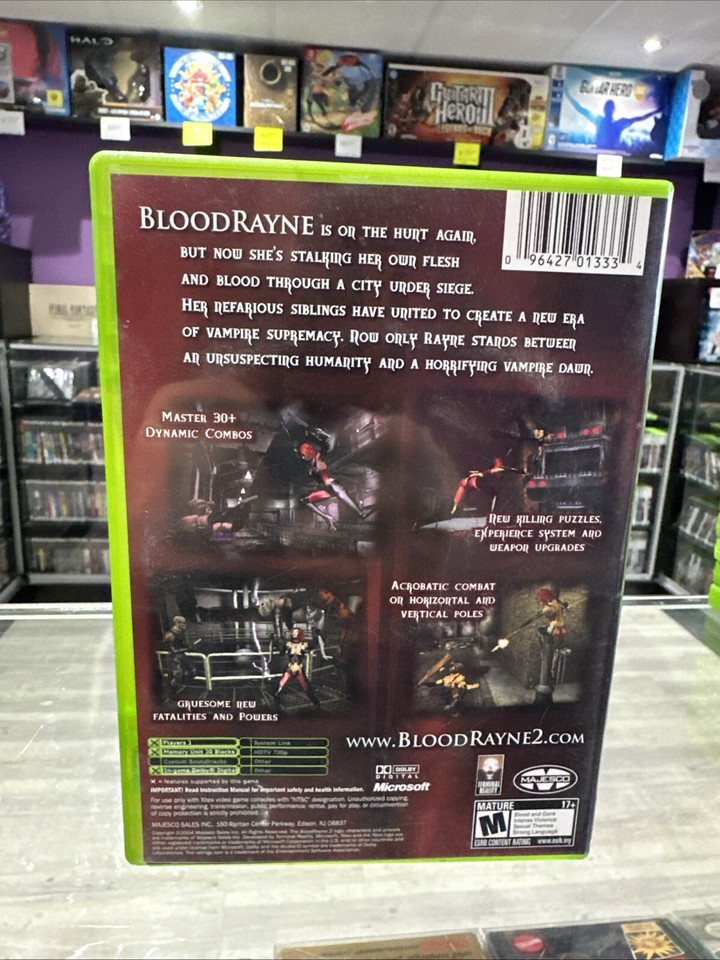 BloodRayne 2 (Microsoft Original OG Xbox, 2004) CIB Complete Tested! | eBay