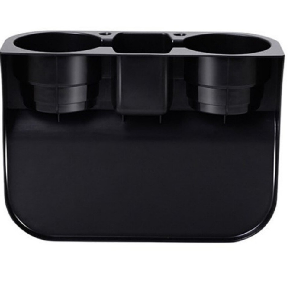 3In1 Car Seat Seam Wedge Cup Holder Universal Black Cup Holder Bottle ...