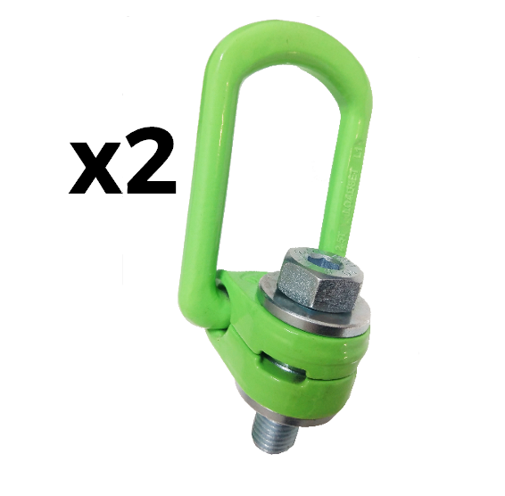 (2 PACK) M10 Swivel Lifting Point 0.63T 16mm thread VLBG SLP | eBay