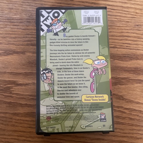 Dexters Laboratory - Ego Trip (VHS, 2000, Black Modified Clam) for sale ...
