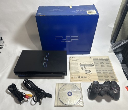 Sony Playstation 2 PS2 SCPH-30001 R Console Complete In Box CIB Tested ...