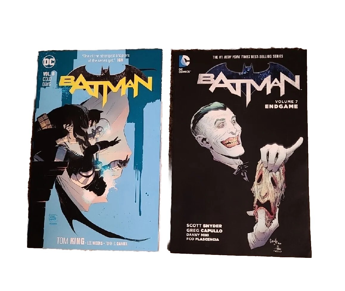 Batman Vol 8 Cold Days & Batman Vol 7 Endgame TPB Graphic Novels NEW ...