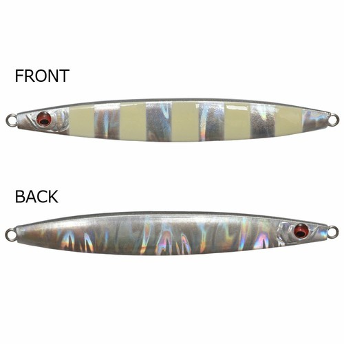 Megabass Slash Beat (Slash Beat) 180G Glow Zebra 35410 Metal Jig Lure ...