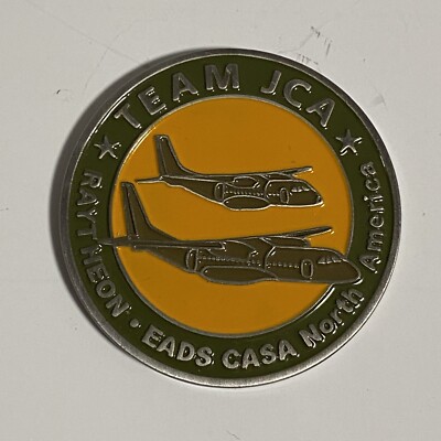 Team JCA Raytheon EADS CASA North America Combat Proven Challenge Coin ...