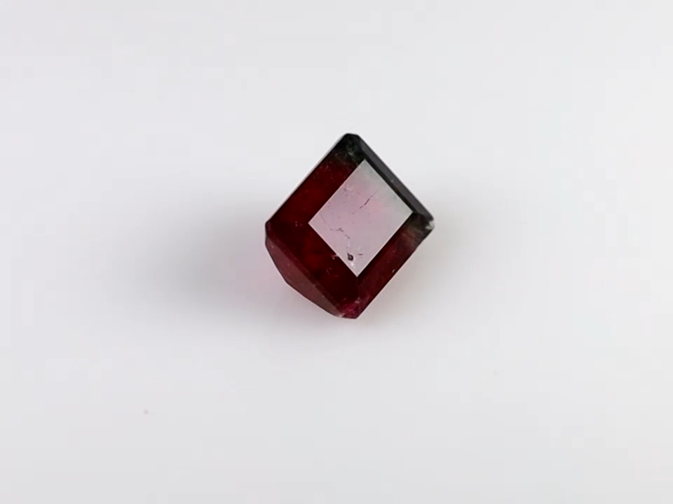 1.77 ct Octagon (8 x 6 mm) Unheated / Untreated Watermelon Tourmaline ...