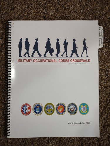 Military Occupational Codes Crosswalk Participant Guide 2018 Spiral ...