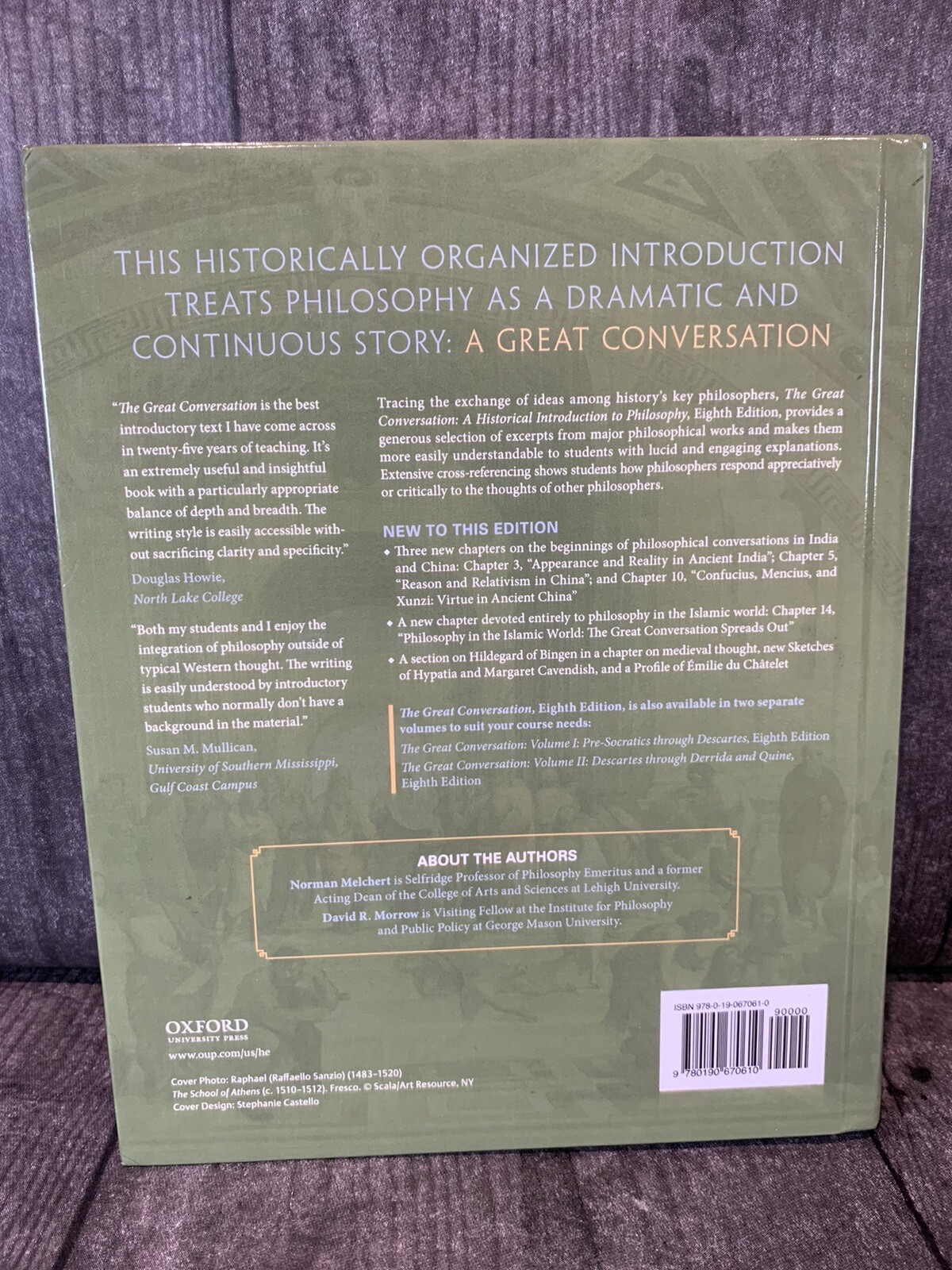 Great Conversation : A Historical Introduction to Philosophy by Norman ...