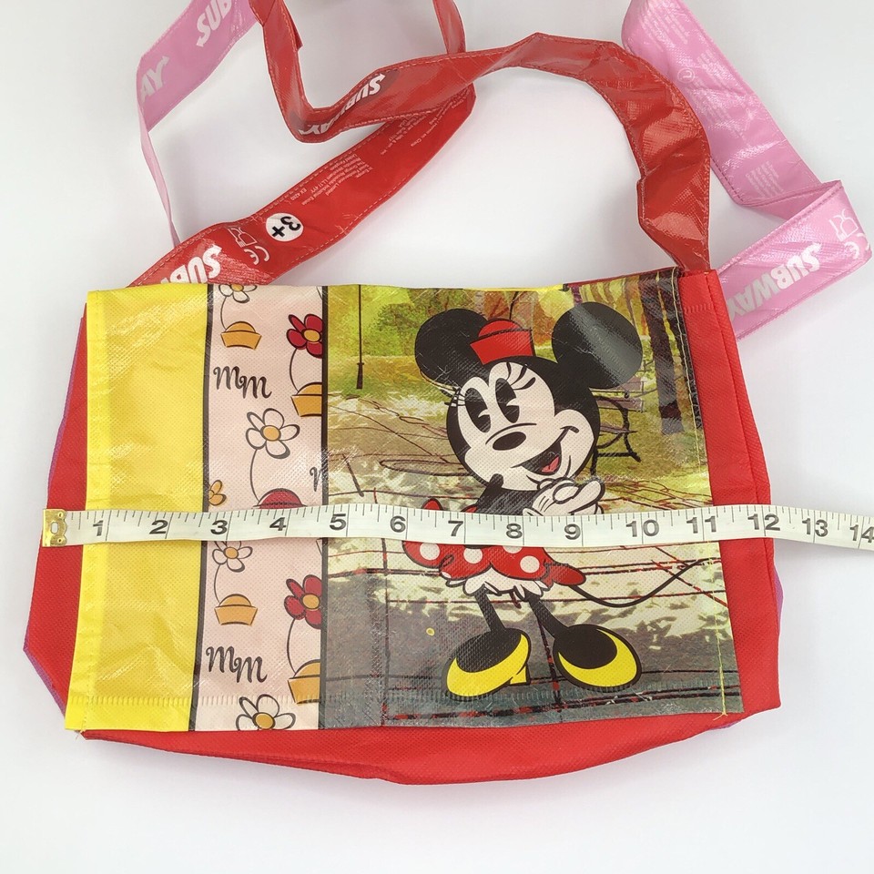 Subway 2015 Kids Meal Bags Disney Mickey, Minnie Mouse Shoulder Lunch ...