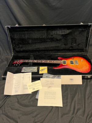 1991 Paul Reed Smith PRS Custom 24 Picture Burst 10 Top Braz Board ...