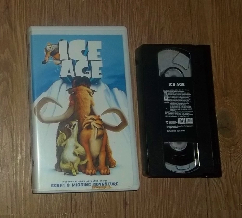 Ice Age Vhs 2002