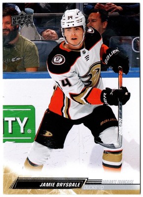 2022-23 Upper Deck French Variante Francaise JAMIE DRYSDALE #1 Anaheim ...