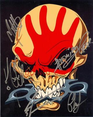 Five Finger Death Punch band FFDP SIGNED reprint 8x10 Photo Autographed ...
