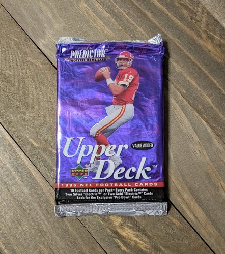 Upper Deck 1995 Football 10 Card Value Added Pack W/ 2 Silver Or Gold ...