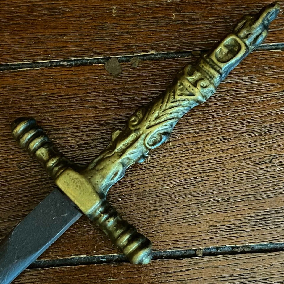 1500s Antique Medieval Heavy Armor Piercing European Stiletto, Dagger ...